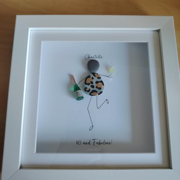 Pebble Art Family Fathers Day Gift. Football Fan. Best Dad Mate DREAM ...