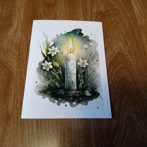 Beautiful Printable Winter Solstice Greeting Card, Unitarian ...