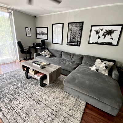 Map of the World Map Dark Abstract Painting, Art Print 101 - Etsy