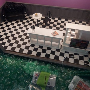 1:12 Scale Dollhouse Miniature Bath Caddy Modern Miniatures - Etsy