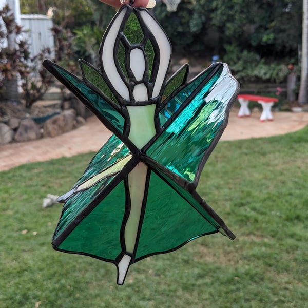 Dancing Lady PATTERN for Stained Glass Spinner - Marilyn - DIGITAL ...