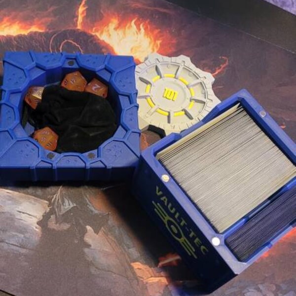 The Vault-deck! Vault-tec/fallout Deck Box| MTG Commander Deck Box - Etsy