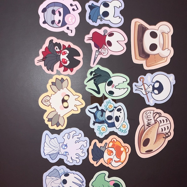Hollow Knight Inspired Vinyl Stickers | Little Hallownest - Etsy