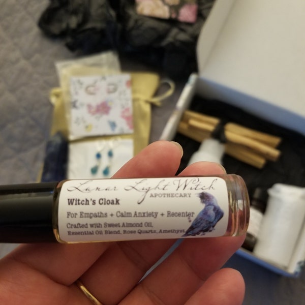 Witch's Cloak Perfume for Empaths | 10 Ml Roller Bottle | Calm Anxiety ...
