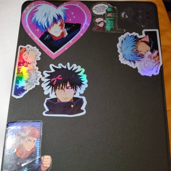 Jujutsu Anime JJK Goj0 Sticker Gift Waterproof Holographic for Water ...