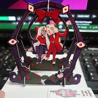 Alastor Hazbin Hotel Paper Craft Standee - Etsy