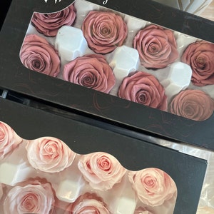 An Eternal Rose in Acrylic Box/preserved Rose Box/long Lasting Roses ...