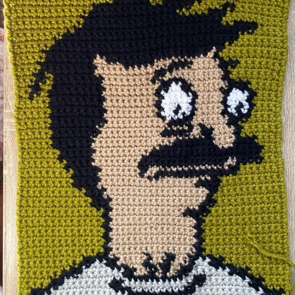 Stranger Things Tapestry Crochet Pattern / Wall Hanging / Weird Art ...