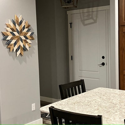 Wooden Barn Star Pattern, Wood Quilt Star, Mosaic Wood Wall Art ...