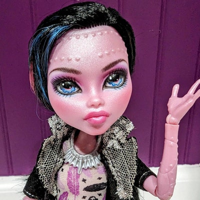 OOAK Custom Monster High Doll Repaint Amanita Nightshade Ever After ...