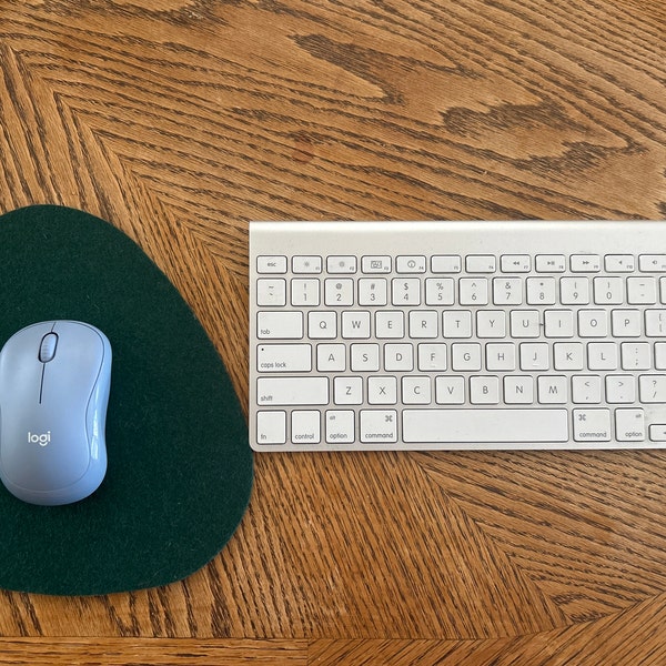 3mm Thick Merino Wool Felt Mousepad Mid Century Modern Retro Design - Etsy
