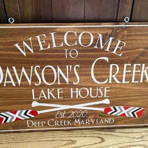 Personalized Address Sign Lake House Sign Campsite Sign - Etsy Canada