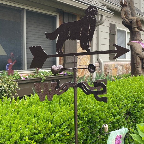 Hand Made Golden Retriever Dog Weathervane NEW - Etsy