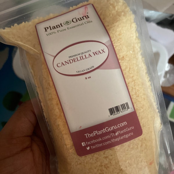 Candelilla Wax Pellets 100% Pure Natural Vegan Wax for Soap, Candles ...