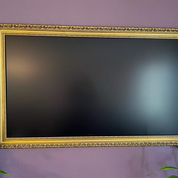 Rustic Gold Bezel TV Frame, Customizable TV Frame, Compatible With All ...