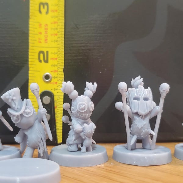 Voodoo Dolls (5-pack) Models for Dungeons and Dragons | Pathfinder - Etsy