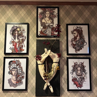 Odin Hand Signed Print Norse Gods Collection - Etsy