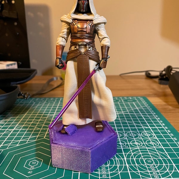 6" Action Figure Hexagon Stands and Risers - STL 3D Print Files Hex - Etsy