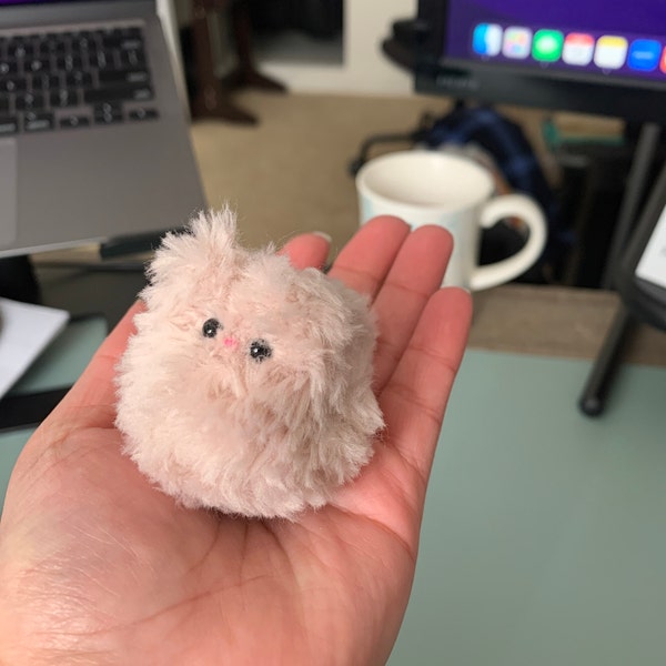 Little Fluffy Cat, Desk Pet, Cute Cat Plush, Worry Pet, Desk Toy ...