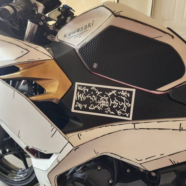 Reflective + Anime Explosive Tags Paperbomb Decals STYLE 1 Oil Slick ...