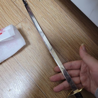 Delightful Tiny Metal Small 17th Century Influenced Long Sword ...