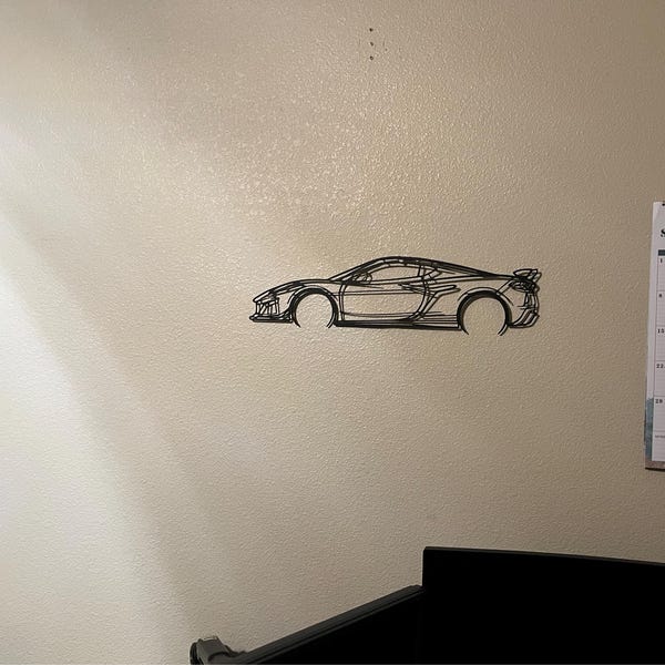 Gtr R35 Silhouette Metal Wall Art , Gtr R35 Metal Wall Art, Car ...