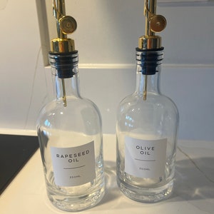 Extra Large Wide Mouth Glass Kitchen Storage Jar With White Waterproof ...