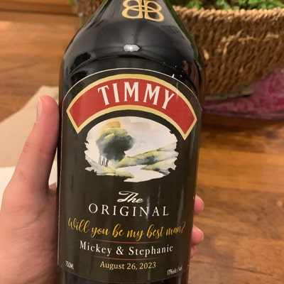 Personalized Baileys Labels, Custom Bailey's Liquor Label, Bailey Gift ...