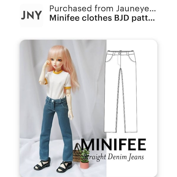 BJD Pattern, Doll Pattern, Cloth Doll Pattern, PDF Sewing Pattern, SD13 ...