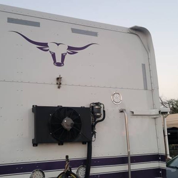 Bull Cow Head Decal, Bull Mount Sticker, Custom Your Name Decal, Cow ...