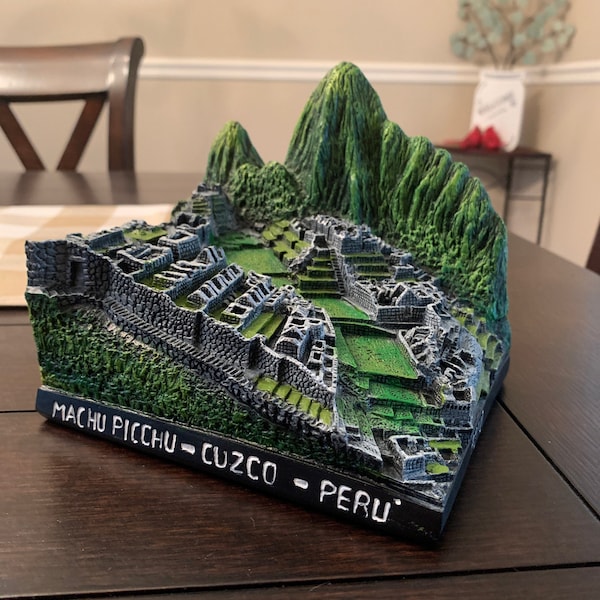 Handmade Machu Picchu Model, Ornament, Decorative Inca City Sculpture ...