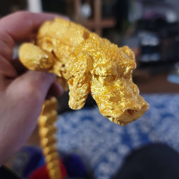 Large Articulating Falcor From the Neverending Story - 3D Printed as ...