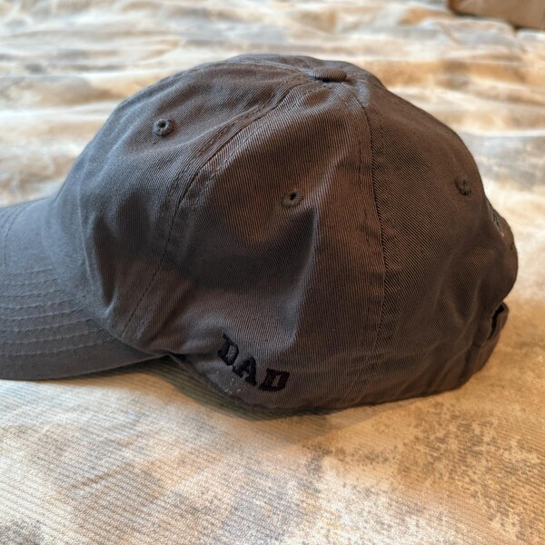 Add Name or Text to Back or Side of Baseball Cap | Back of Hat ...