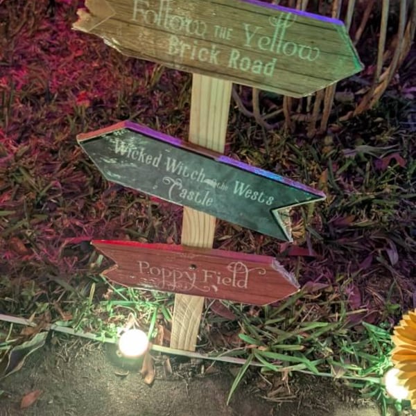 Wonderful Wizard Inspired Directional Signs Party Pack Printable ...