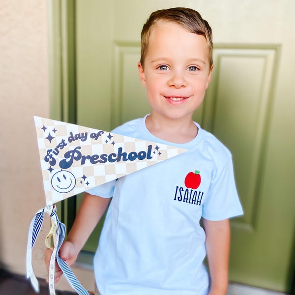 Back to School, First Day of School, Last Day of School Printable ...