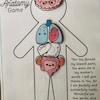 Anatomy Game, Printable Human Body Preschool Activity, About Me Kids ...