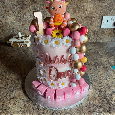 Upsy Daisy in the Night Garden Birthday Handmade Cake Topper Set Sugar ...