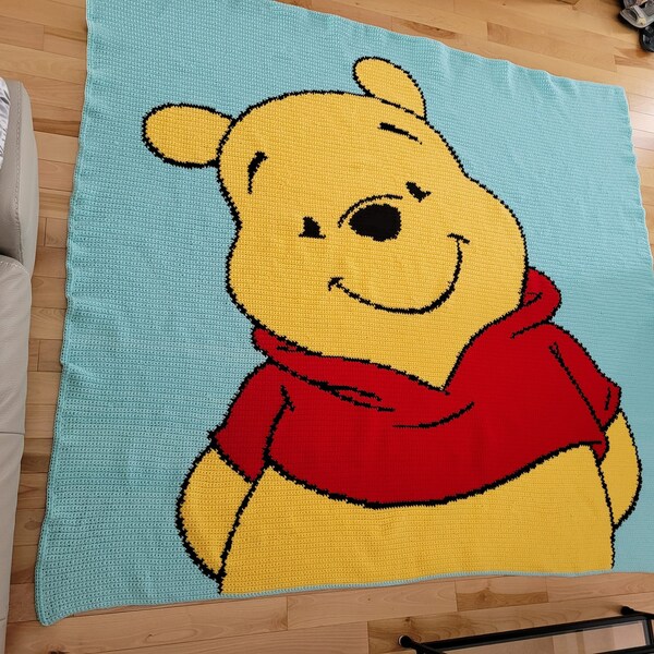 Tigger Crochet Graph and Written Pattern SC Graphghan - Etsy