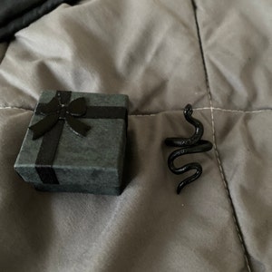 Cool Black OR Green OR Purple Snake Ring / Cool Adjustable Ring ...