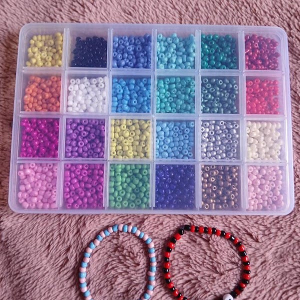 Beads Starter Kit, Boxes of Beads, Supplies to Make Your Own Jewellery ...