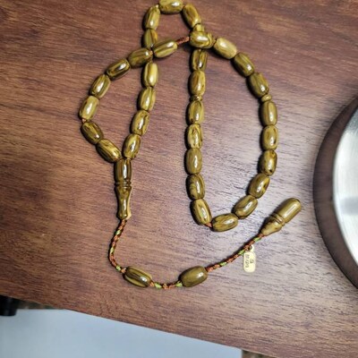 Ottoman 33 Beads Rosary, Bakelite Misbah, Worry Beads, Muslim Rosary ...