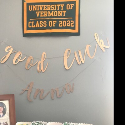 Custom Banner Good Luck, Custom Going Away Party Banner, Banners and ...