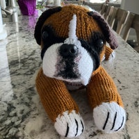 Boxer Dog Plushie, Boxer Dog Lovers Gift, Dog Lovers Gift, Boxer Dog ...
