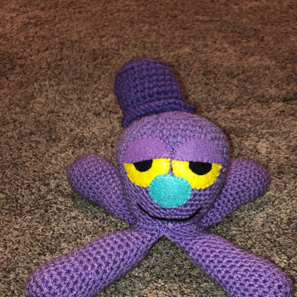 Crochet Mr.octi Inspired Toy/ Kawaii Octi / Amigurumi Mr. Octi/ 12 Inch ...