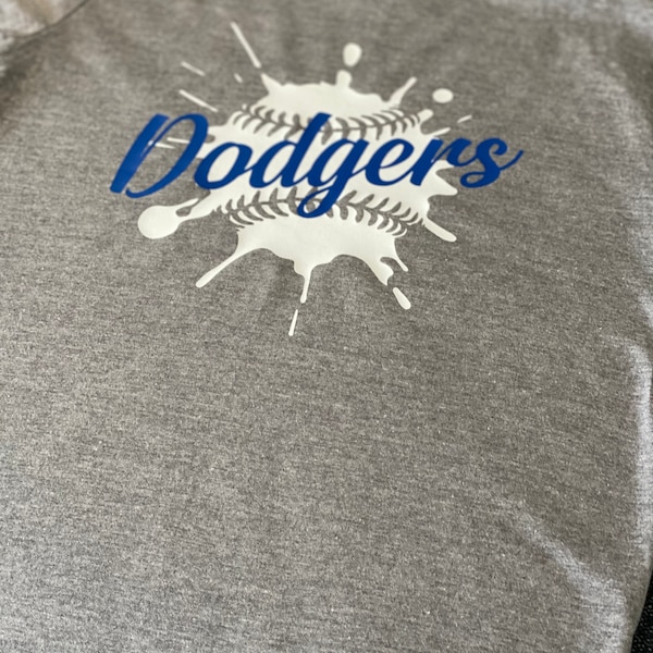 Dodgers Baseball SVG, Paint Splatter Decal (digital File) - Etsy
