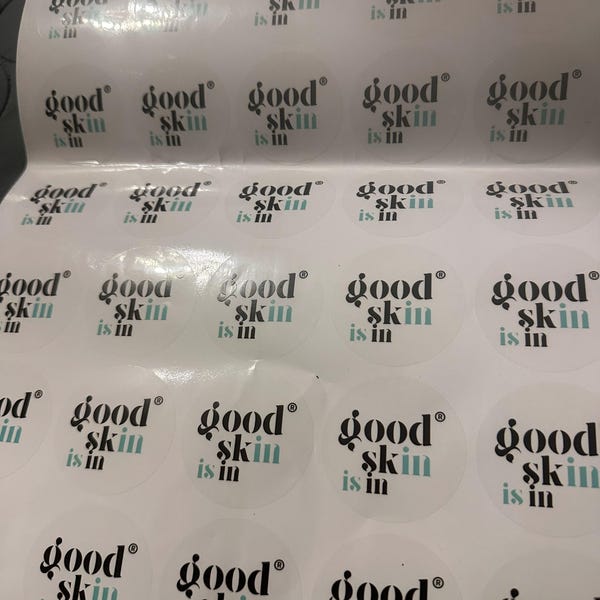 Personalized Clear Stickers Labels, Round Custom Stickers With Text or ...