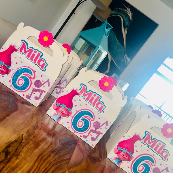 Trolls Please Box. Trolls Inspired Party Favor. Troll Birthday. Trolls ...