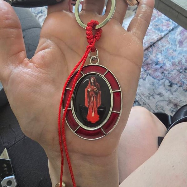 Holy Death Amulet, Holy Death Green Statue, Santa Muerte Amuleto, Santa ...