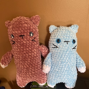 Small Long Cat Crochet Pattern. Make Your Own Cute Amigurumi Long Cat ...