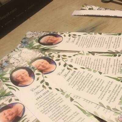 Tri Fold 8.5 X 11 Funeral Program Template Pittsburgh Steelers Fans ...